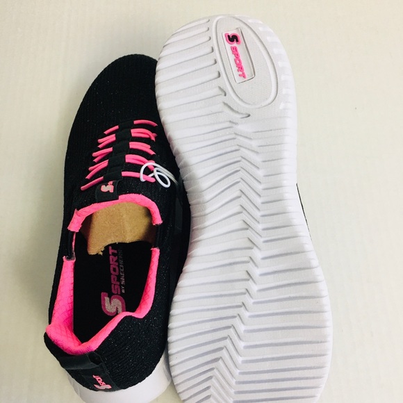 Skechers | Shoes | Sketchers Girls Shoes Sneakers Tennis Size 3 Black ...